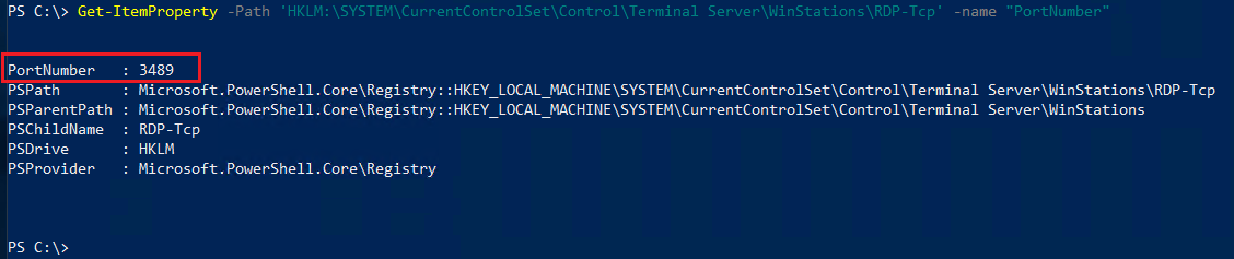 RDPの接続ポートを3389から変更してみた