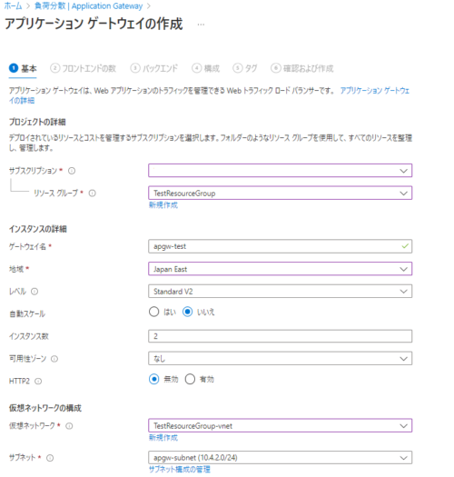 Application Gatewayのマルチリスナーで複数サイトを構成してみた